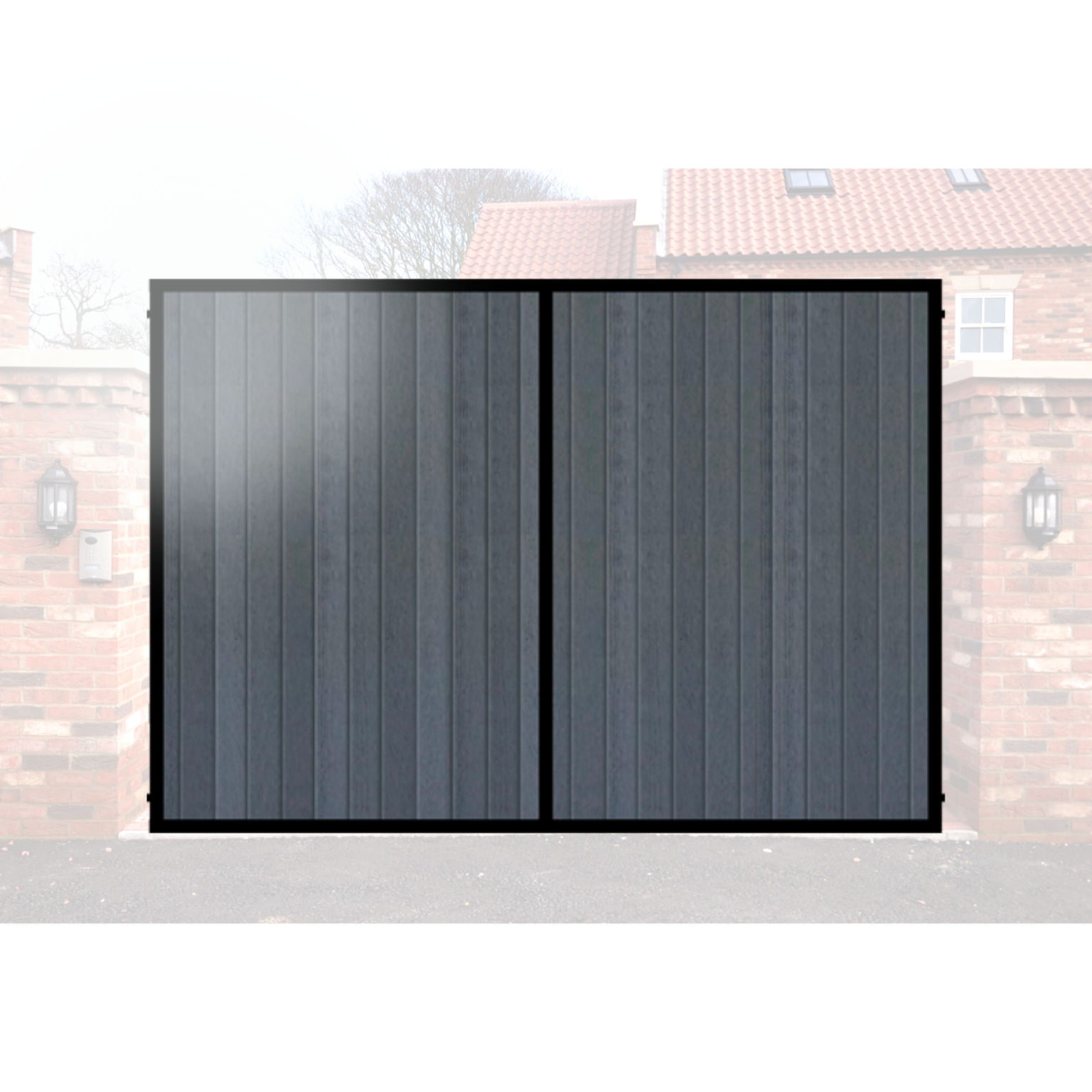 Metal Framed UPVC Gates